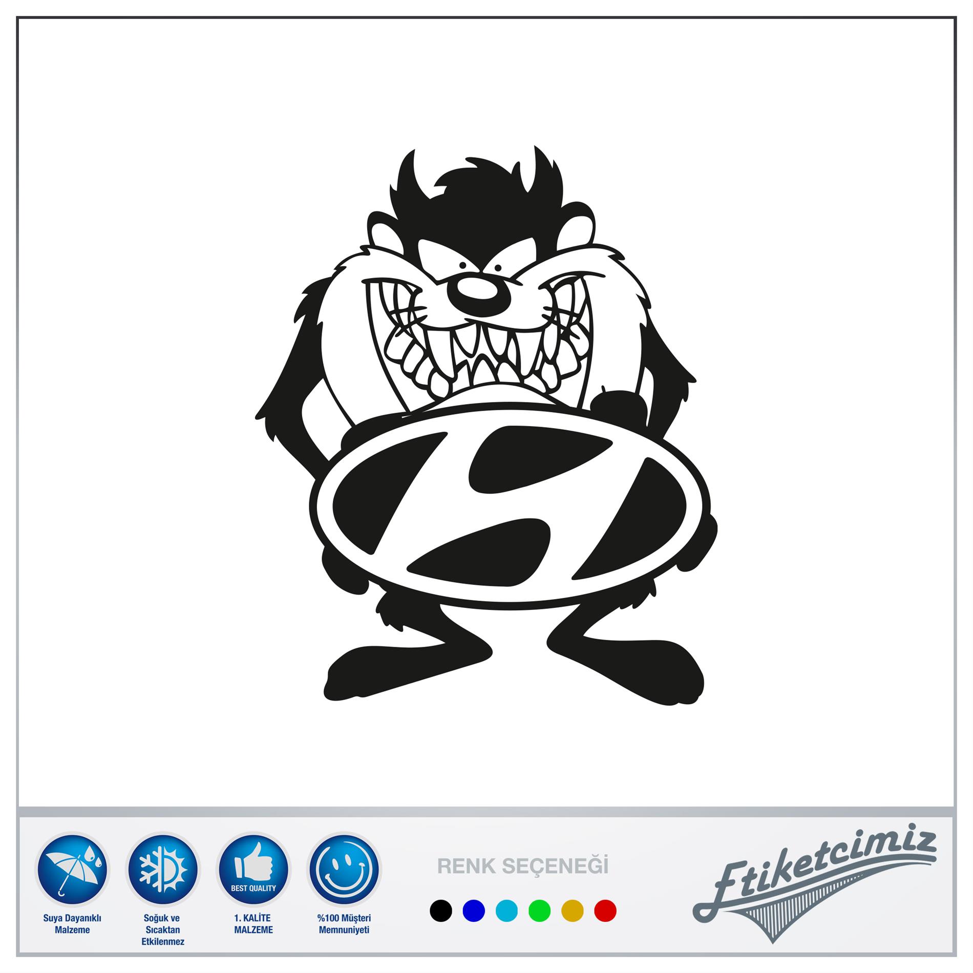 Hyundai Taz Sticker - Hyundai Oto Sticker - Etiketcimiz.com