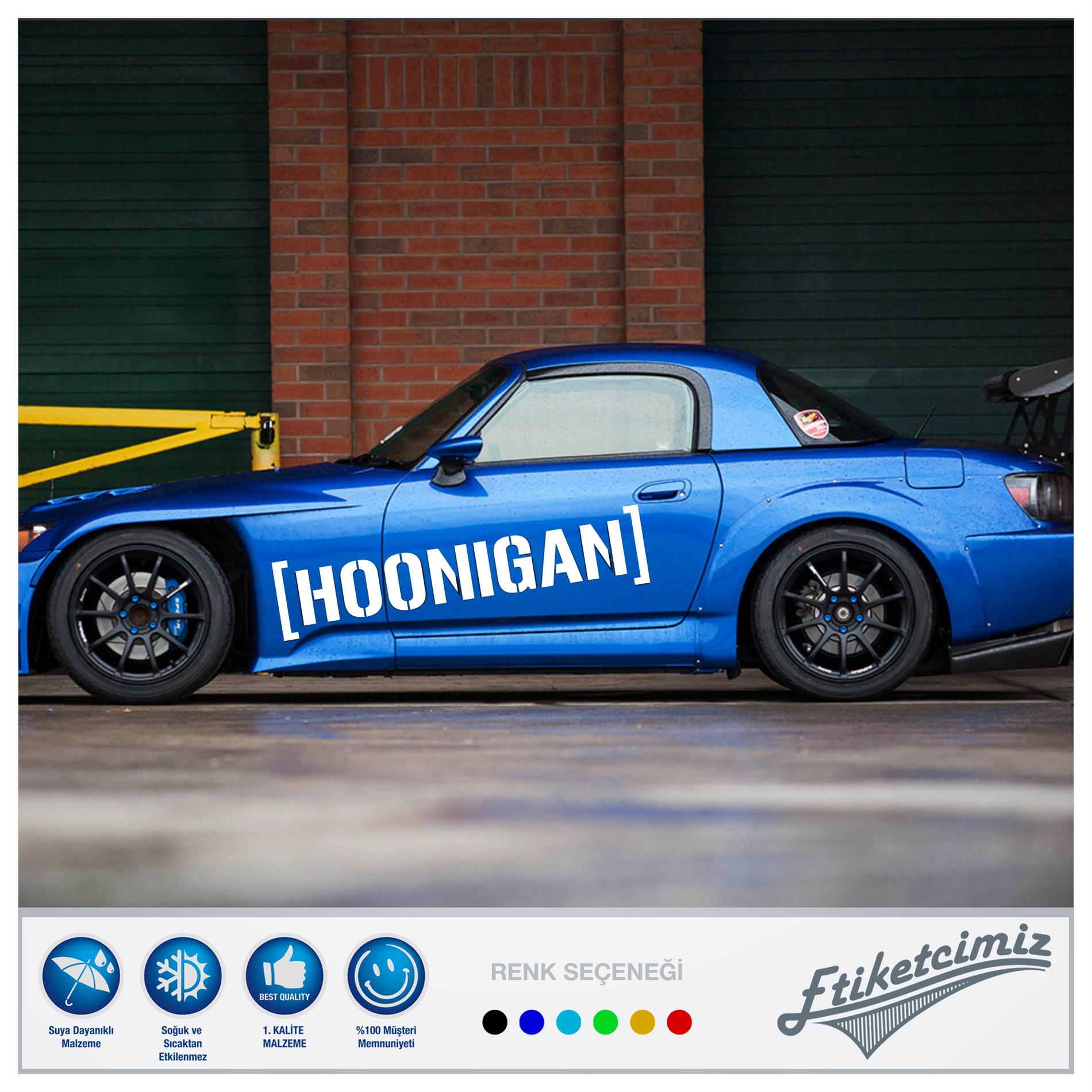 Hoonigan Sticker - Kapı Oto Sticker - Etiketcimiz.com