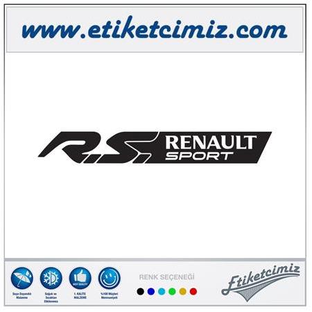 Renault Rs Sport Sticker - Renault Sticker - Etiketcimiz.com